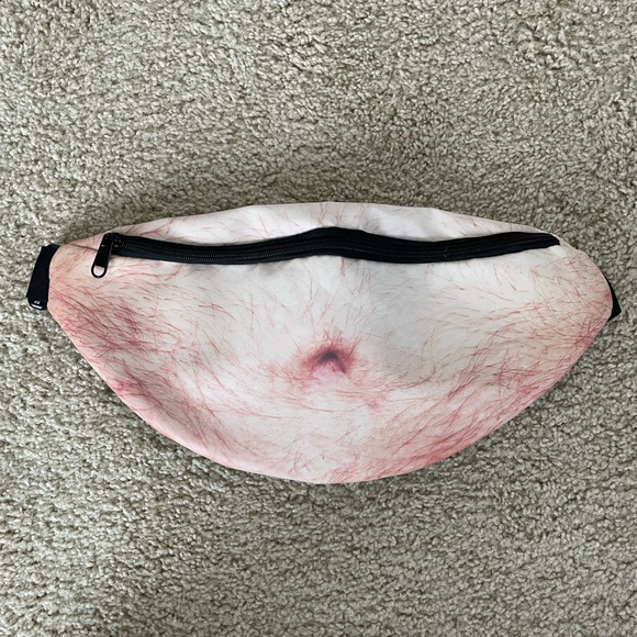 Bags | Belly Button Fanny Pack Gag Gift | Poshmark